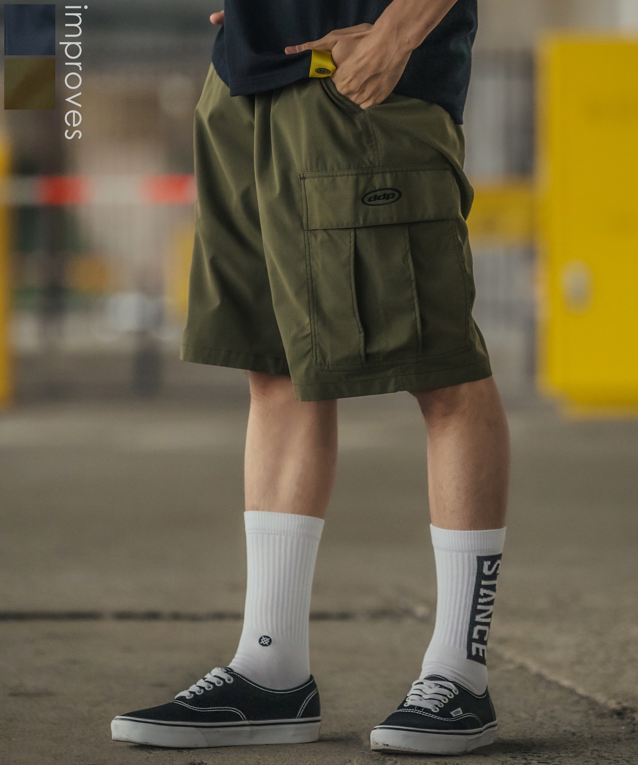 【DDP】オーバルロゴカーゴショーツ